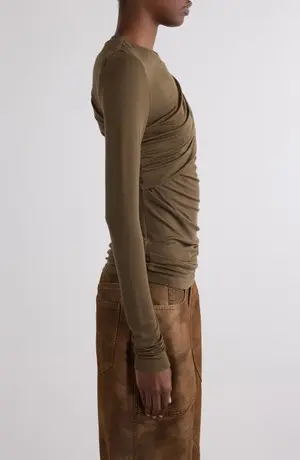 Isabel Marant Dressi Draped Jersey Top