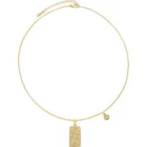 PETIT MOMENTS Zodiac Pendant Necklace - Goldisces