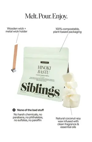 SIBLINGS Hinoki Bastu Candle Refill