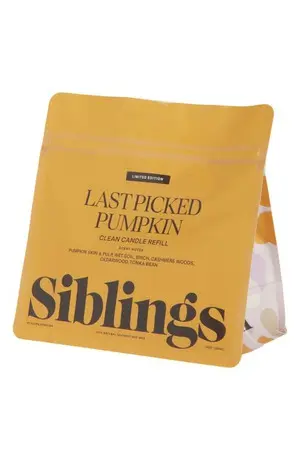 SIBLINGS Last Picked Pumpkin Candle Refill - White
