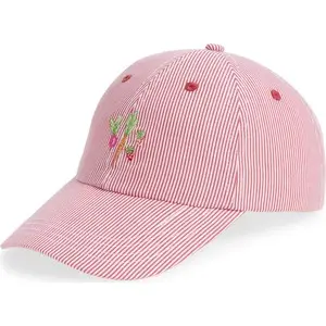FRASIER STERLING Vegetable Embroidered Baseball Cap - Red
