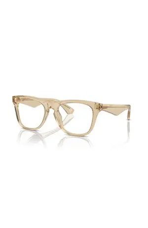 Burberry 51mm Square Eyeglasses - Beige
