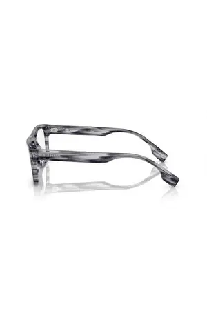 Burberry 55mm Square Full Rim Optical Glasses - Grey