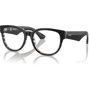Burberry 53mm Phantos Optical Glasses - Black