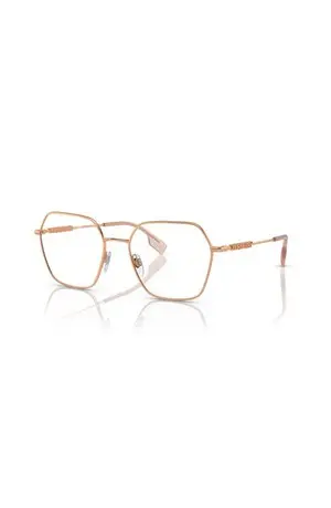 Burberry 54mm Irregular Eyeglasses - Pink