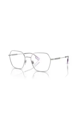 Burberry 54mm Irregular Eyeglasses - Violet