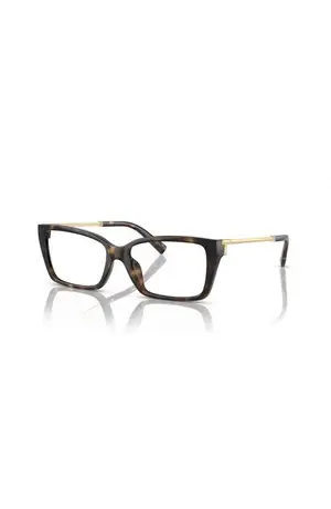Tiffany & Co. 52mm Rectangle Eyeglasses - Tortoise