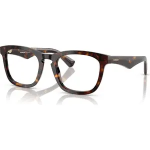 Burberry 53mm Square Optical Glasses - Brown