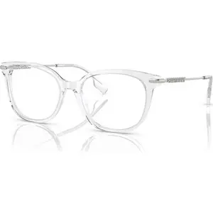 Burberry 53mm Square Optical Glasses - Transparent