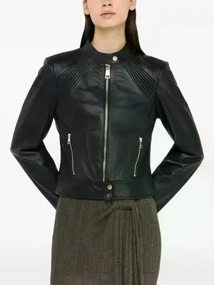 Liu Jo Zip-front Leather Jacket