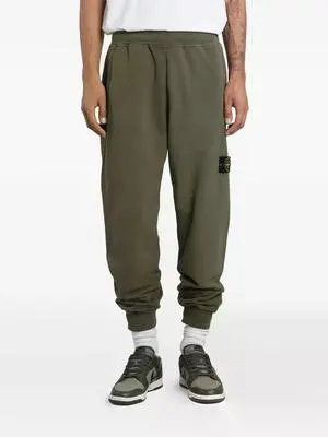 Stone Island Logo-patch Cuffed Track Pants