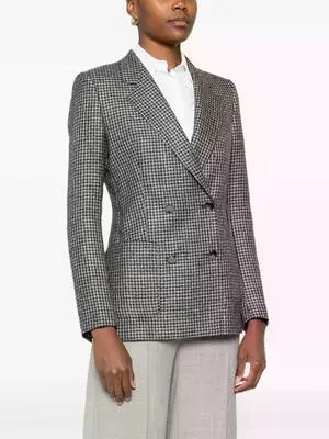 Tagliatore Houndstooth Single-breasted Blazer