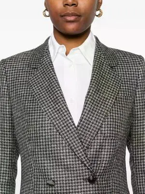 Tagliatore Houndstooth Single-breasted Blazer