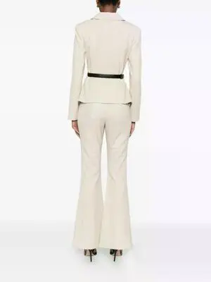 SELF-PORTRAIT Double-breasted Belted Jumpsuit