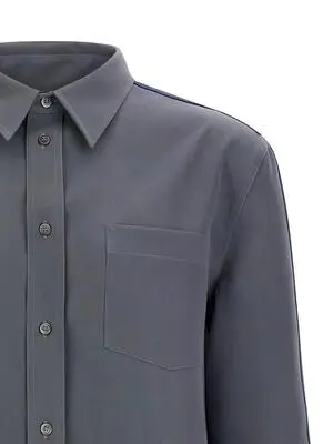 Marni Stripe-detail Virgin Wool Shirt