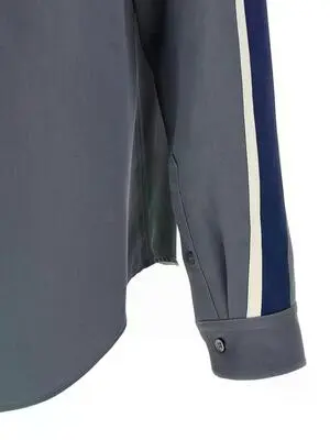 Marni Stripe-detail Virgin Wool Shirt