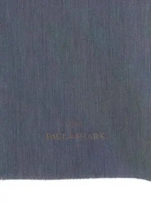 Paul & Shark Two-tone Wool Scarf - Blue