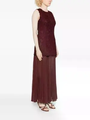 Ulla Johnson Macramé Pleated Dress