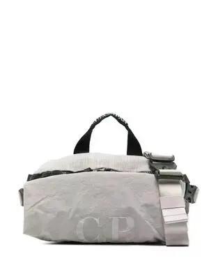 C.P. COMPANY Logo-embroidered Belt Bag - Grey