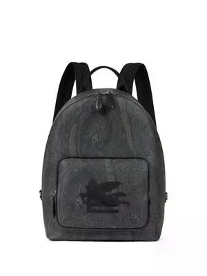 Etro Paisley-pattern Backpack - Grey