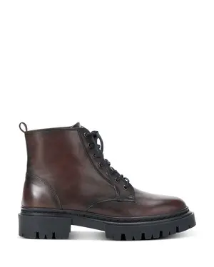 Staud Henry Combat Boots - Espresso