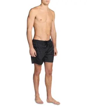 Moncler Logo Patch Swim Shorts