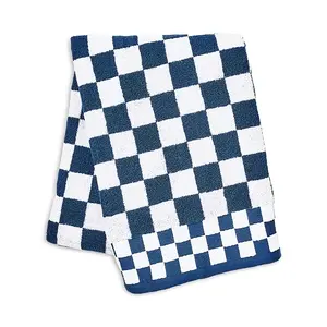 MACKENZIE-CHILDS Check Bath Towel - Navy Check