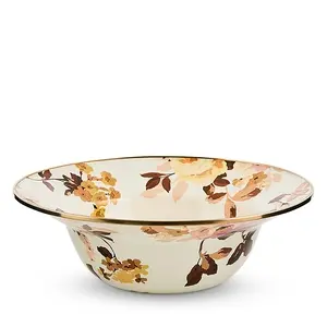 MACKENZIE-CHILDS Wild Rose White Serving Bowl - No Color