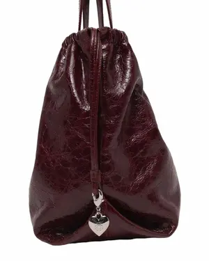 Maje Miss M Tote - Burgundy
