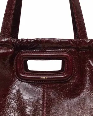 Maje Miss M Tote - Burgundy