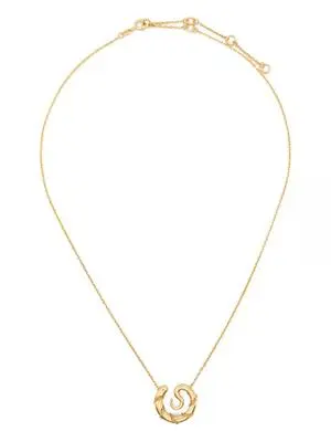 PANCONESI Serpent Medallion Chain Necklace - Gold