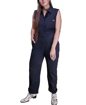 WILDFANG The Essential High Waisted Coverall - Navy
