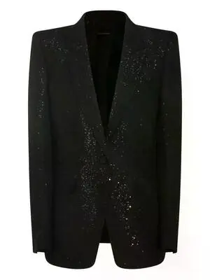 TOM FORD Sequin-embellished Single-breasted Blazer - Black