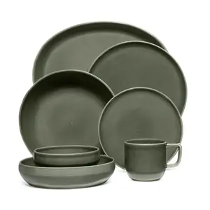 HUDSON PARK COLLECTION Lisboa Cereal Bowl Exclusive - Olive