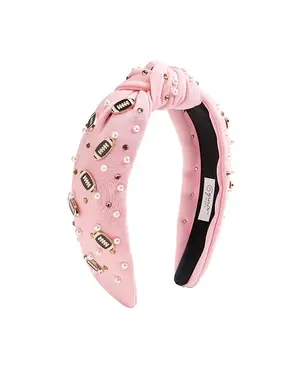 SWEET WINK Game Day Gemstone Headband - Ballet Pink