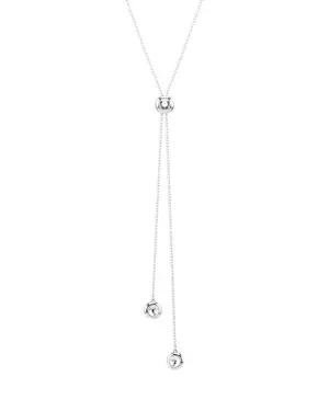SWAROVSKI Una Crystal Angelic Reversible Lariat Necklace - Silver