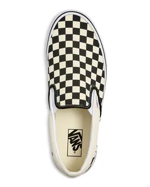 VANS Classic Slip-on Sneakers - Black White Checker
