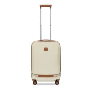 Bric'S Taormina 21-inch Expandable Pocket Spinner Suitcase - Cream