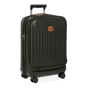 Bric'S Taormina 21-inch Expandable Pocket Spinner Suitcase - Olive