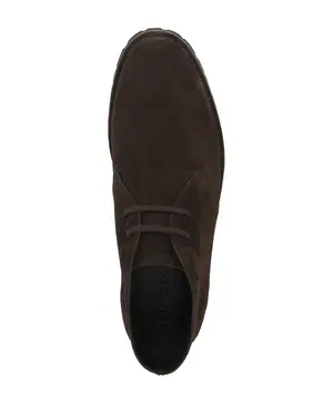 Vince Jerome Leather Desert Boots - Cocoabrown