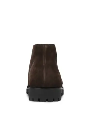 Vince Jerome Leather Desert Boots - Cocoabrown