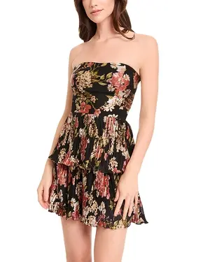 Dress the Population Floral Mini Dresses
