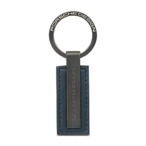 Porsche Design Metal Bar Key Ring Dark Blue
