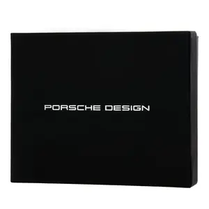 Porsche Design Braided Leather Rope Key Ring - Black
