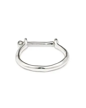UNODE50 Minimalist Bangle Bracelet - Silver