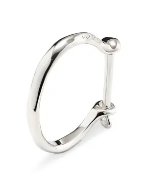 UNODE50 Sterling -plated Bangle Bracelet - Silver