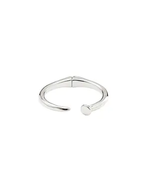 UNODE50 Plated Oval Bangle Bracelet