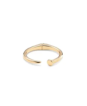 UNODE50 Bent Nail Bangle - Gold