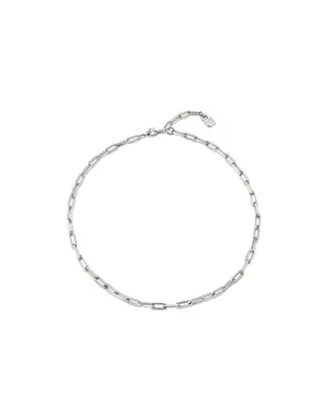UNODE50 Sterling Plated Chain Necklace - Silver