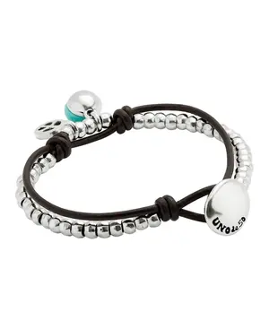 UNODE50 Turquoise Murano Bead Bracelet